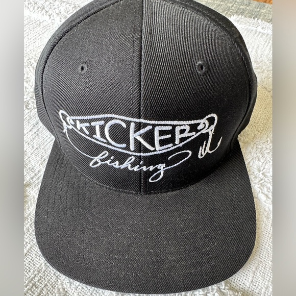 kicker | Accessories | Men Black Kicker Fishing Snap Back Hat | Poshmark